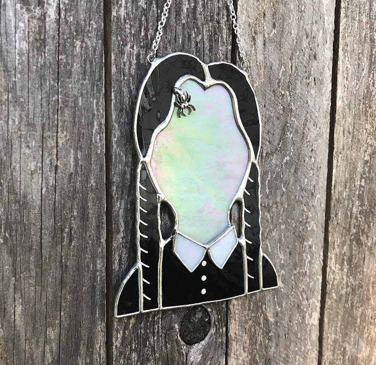 Wednesday Addams Stained Glass | Etsy