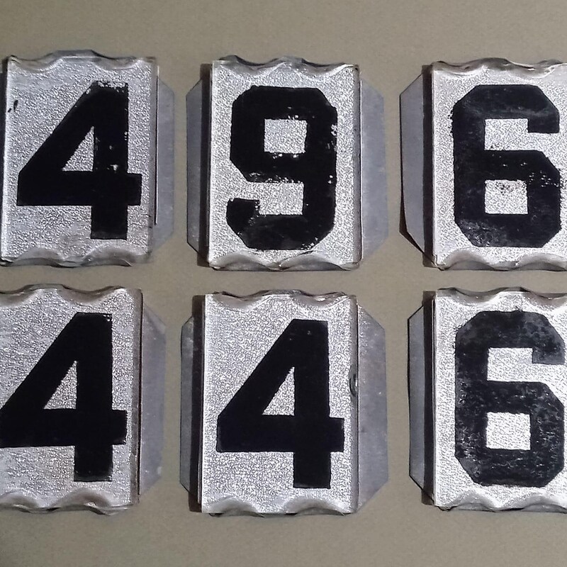 Beveled Numbers - Etsy