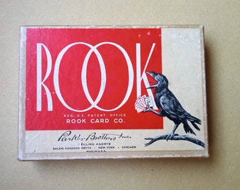 1924 Rook Card Game in Box Complete - Etsy