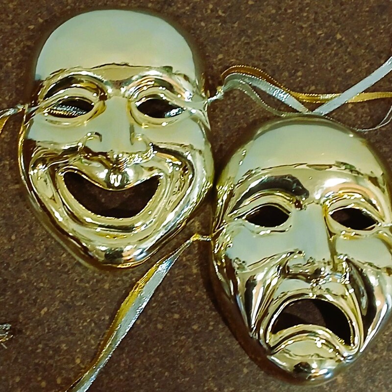 Comedy Tragedy Masks - Etsy