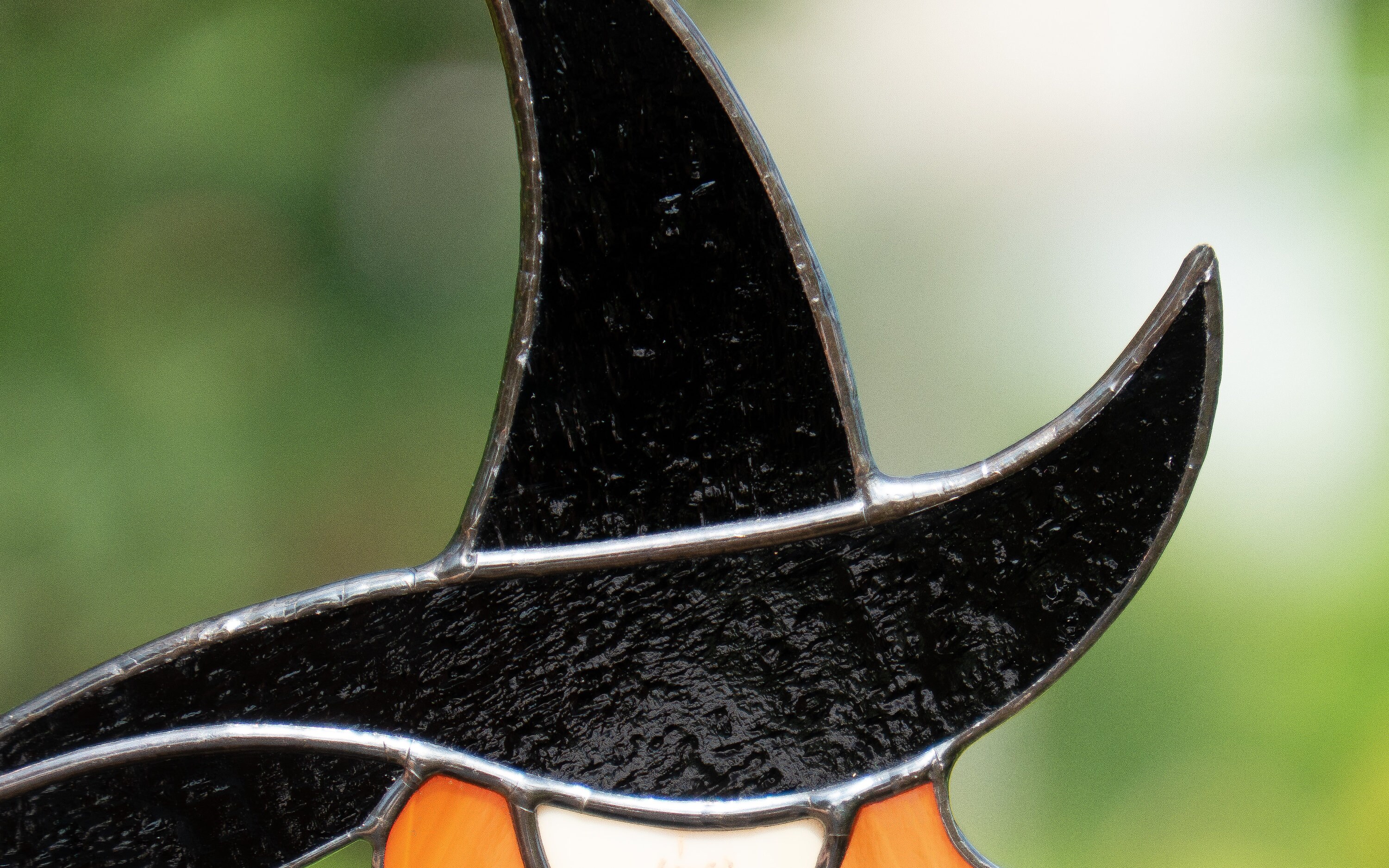 Halloween Stained Glass Window Hangings Halloween Decor Wizard - Etsy