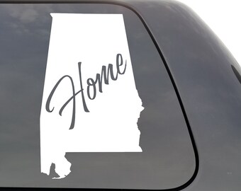 Alabama State Window Decal - Etsy