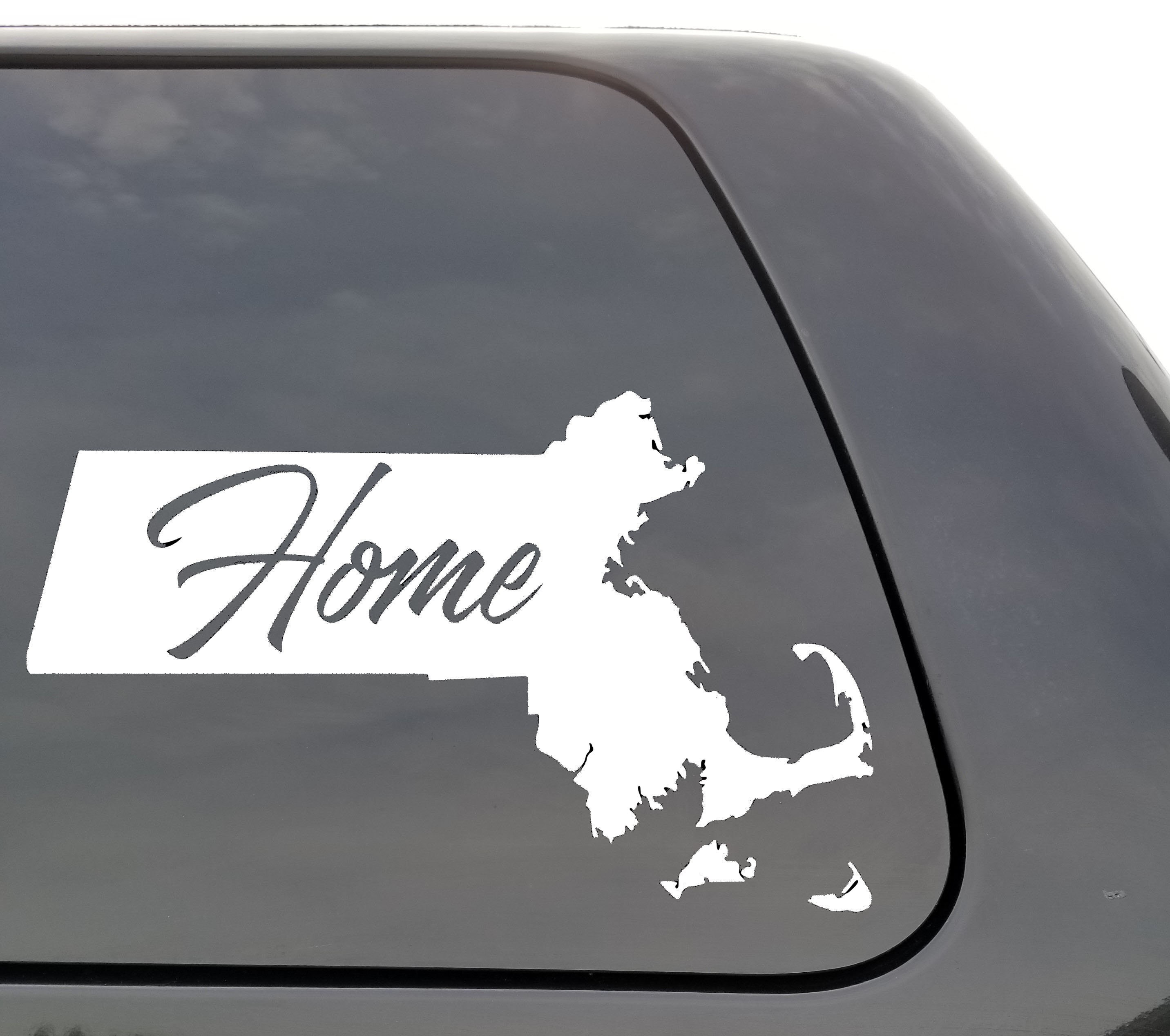 Massachusetts Decal Massachusetts MA Decal Home State | Etsy