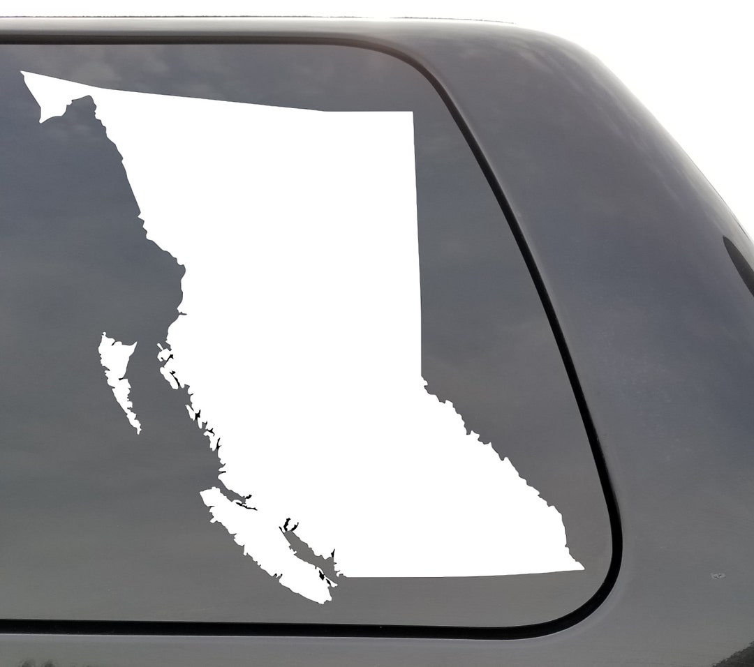 British Columbia Decal British Columbia BC Decal Province - Etsy