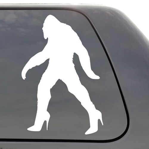 Friendly Sasquatch in the Forest Wall Decal Set Bigfoot - Etsy