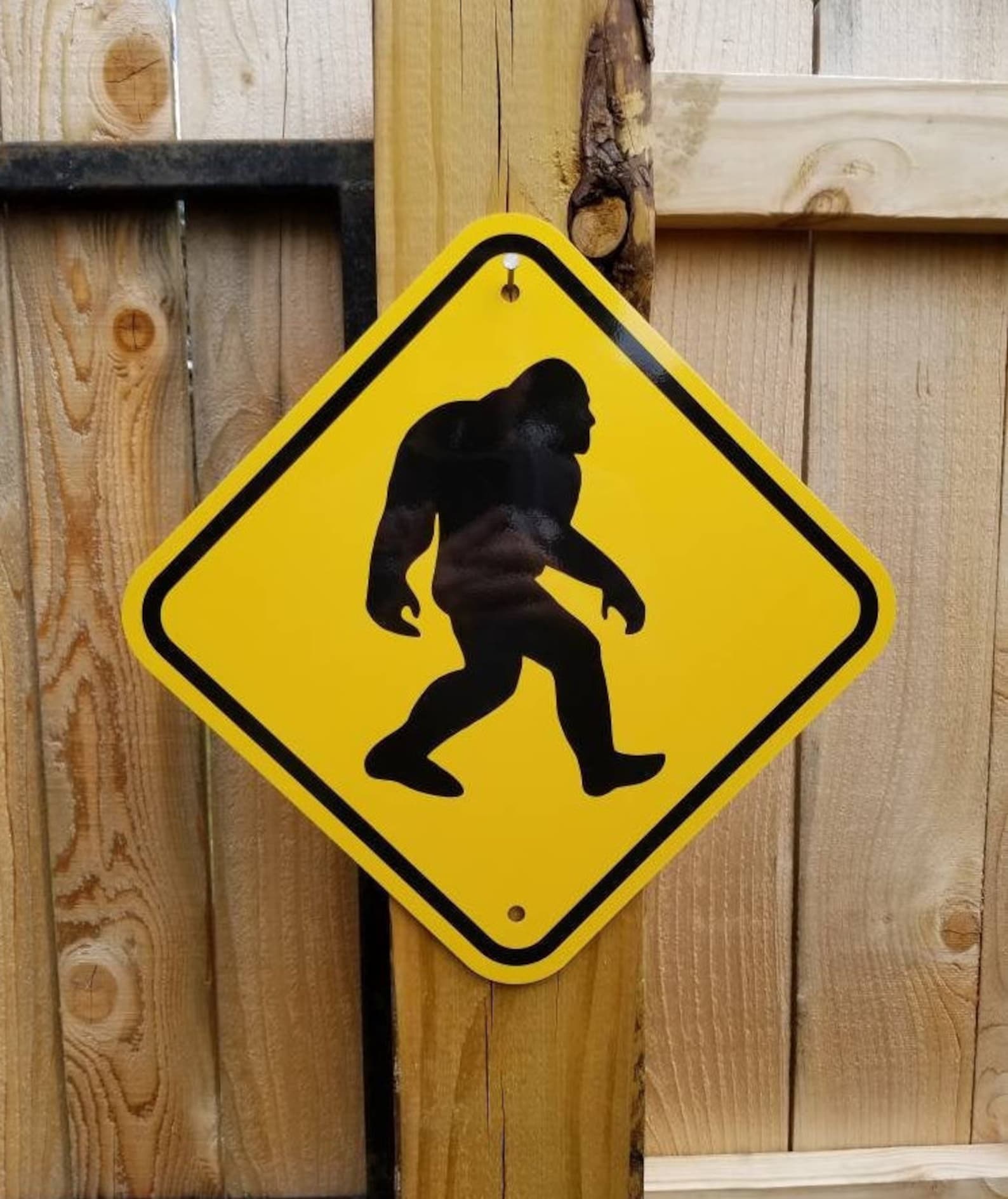 Bigfoot Crossing Sign Heavy-duty Aluminum Sign 63 Mil - Etsy