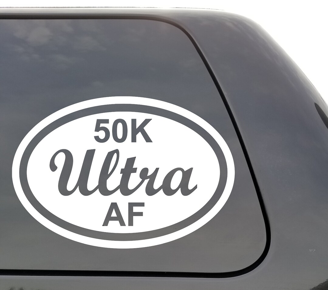 50K Ultra AF Vinyl Decal - Etsy