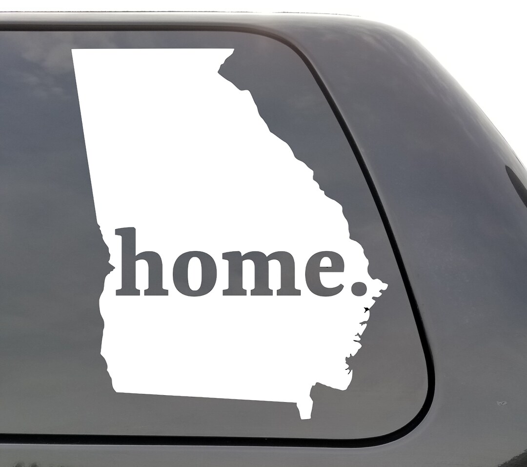 Georgia Decal Georgia GA Decal Home State Decal State - Etsy