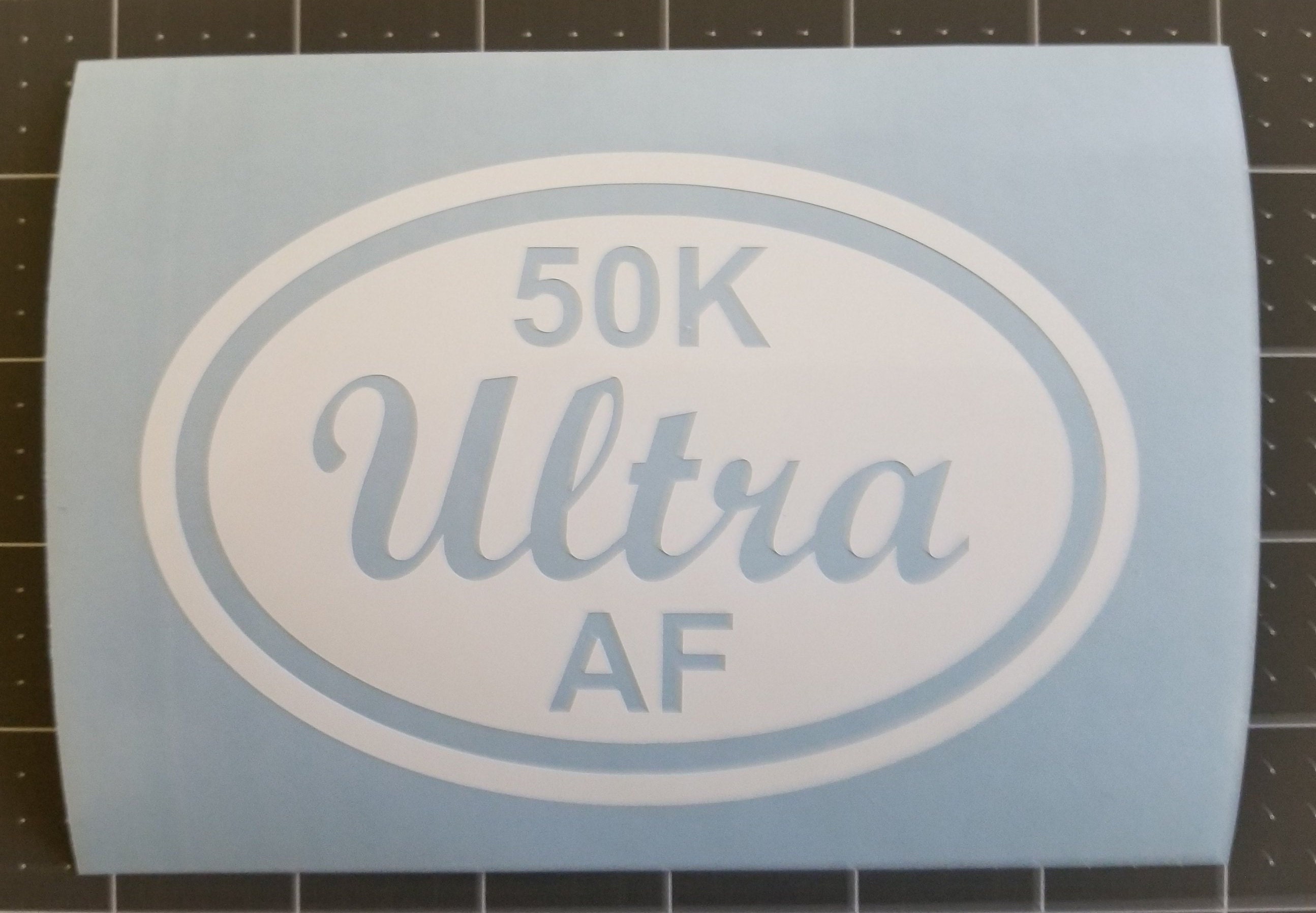 50K Ultra AF Vinyl Decal | Etsy