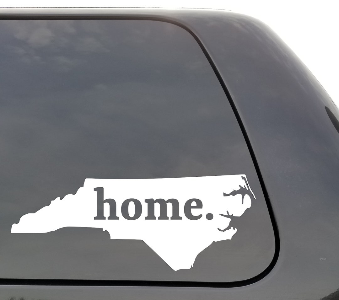 North Carolina Decal North Carolina NC Decal Home State - Etsy