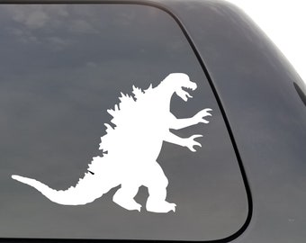 Godzilla Vinyl Window Decal - Etsy
