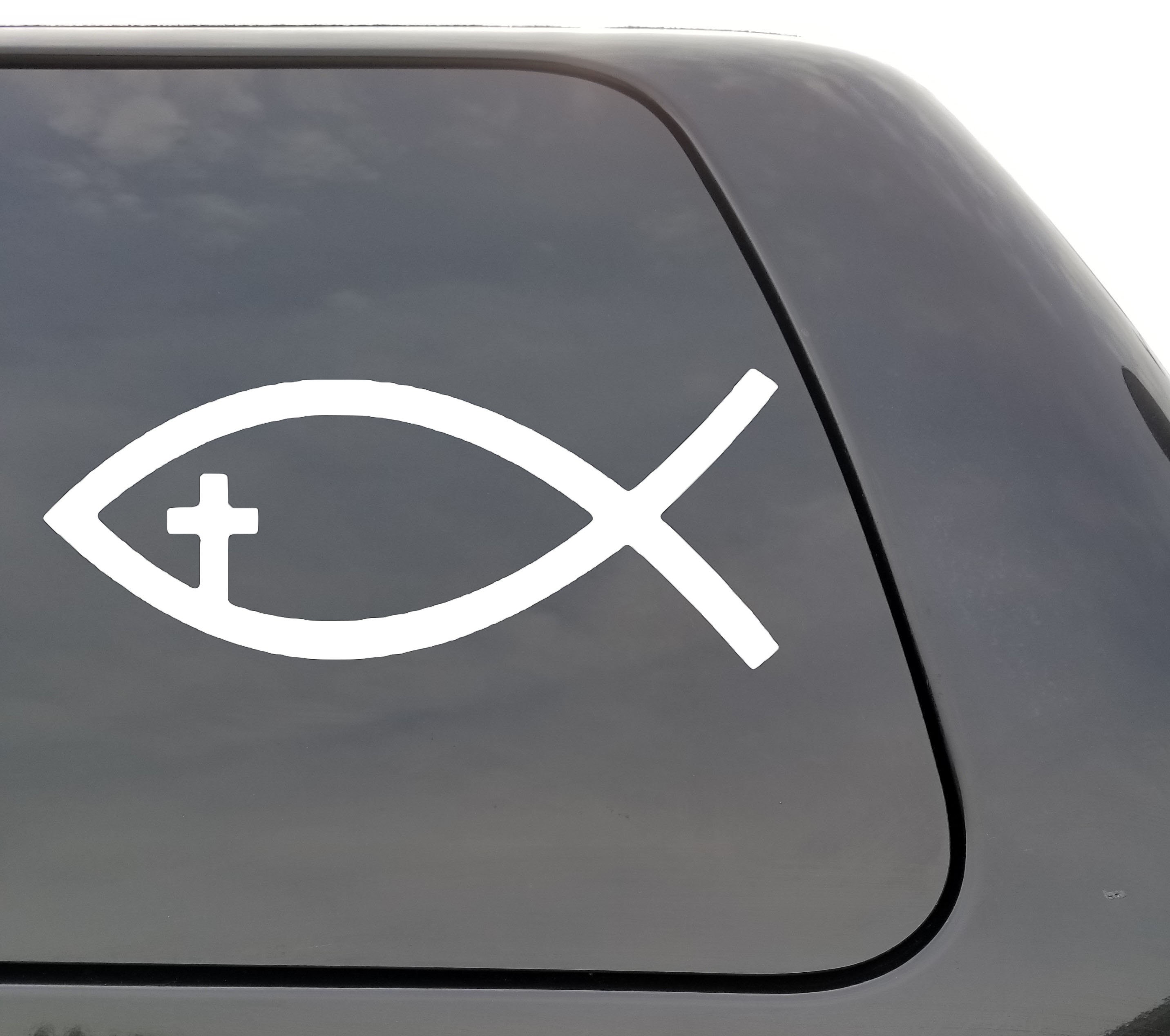 Jesus Fish Decal Sticker Car - Etsy
