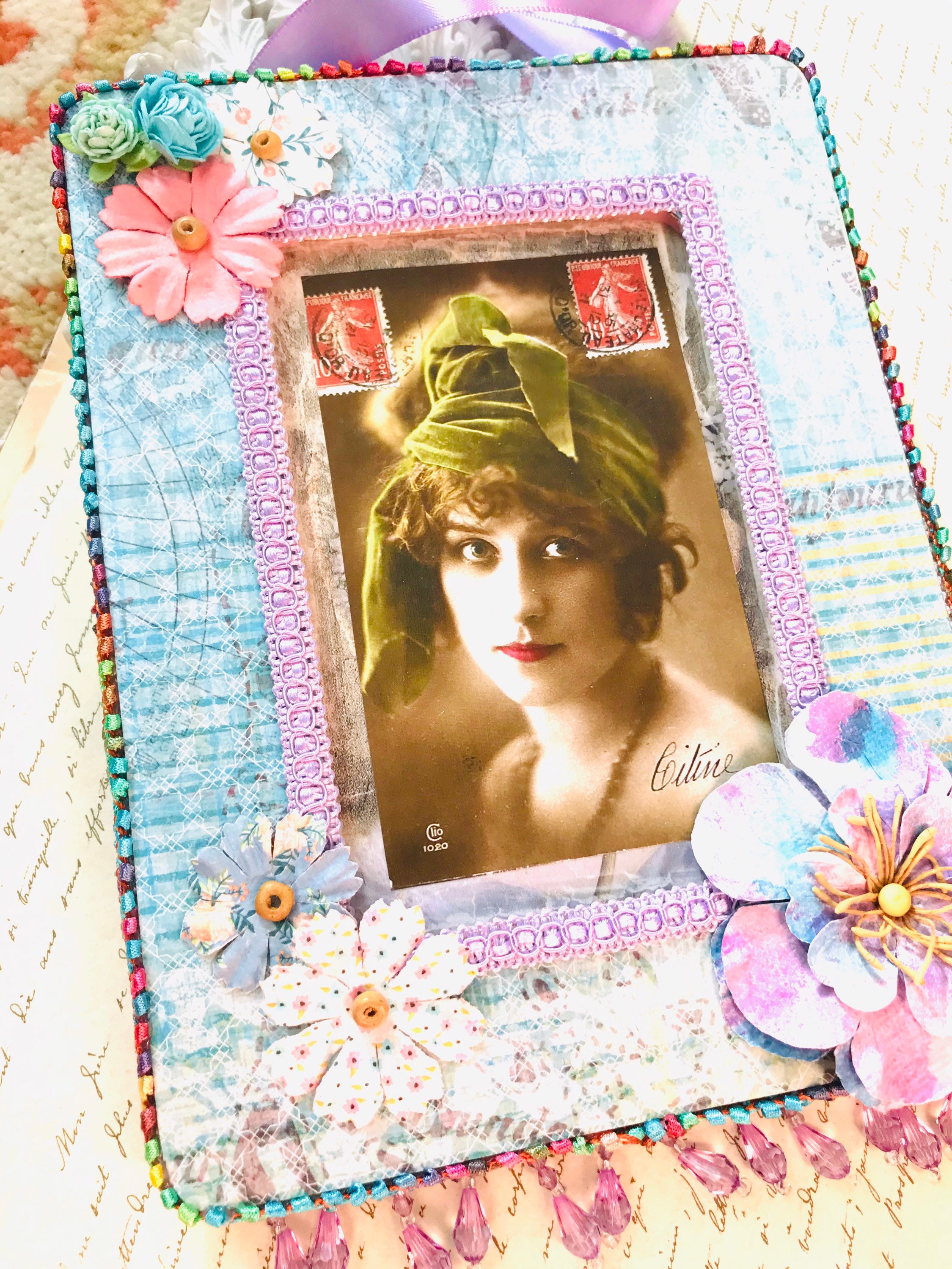 Mixed Media Flapper Wall Hanging - Etsy Singapore