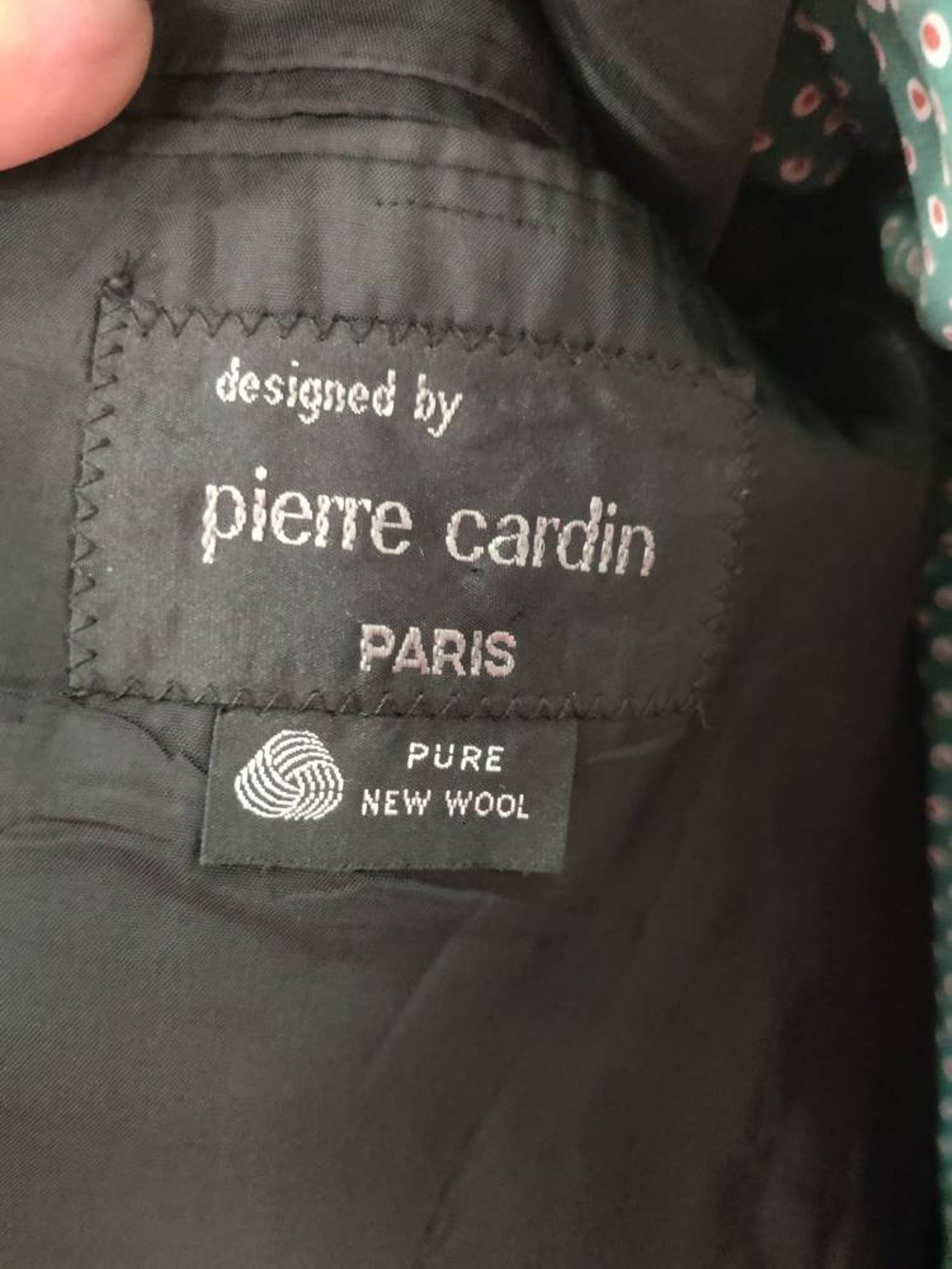 Charcoal Grey 1980s Pierre Cardin Label Double Breasted Suit - Etsy