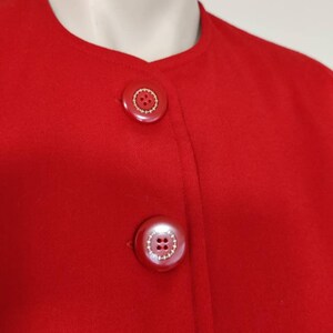Jean Pascal Fine Wool Collarless Jacket Beautiful Buttons Medium Size ...