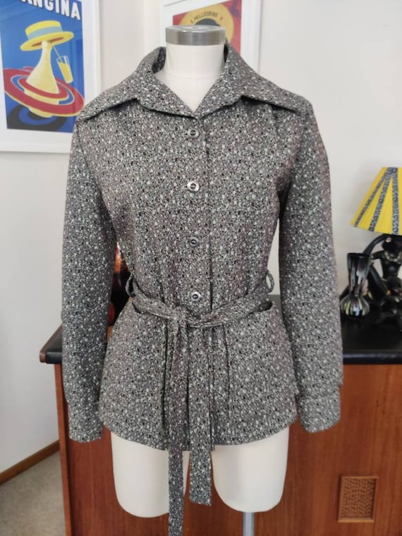 1970s Jaffa of Melbourne poly large sharp collar tie … - Gem