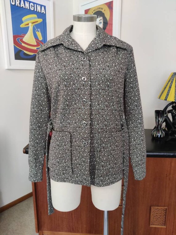 1970s Jaffa of Melbourne poly large sharp collar tie … - Gem