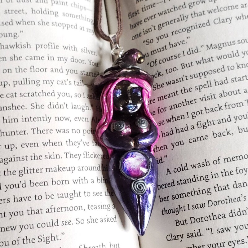 Witch Pendant - Etsy