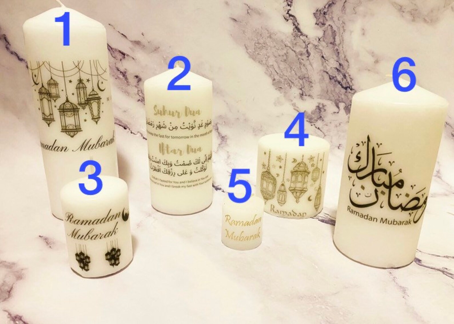 Ramadan Candles - Etsy