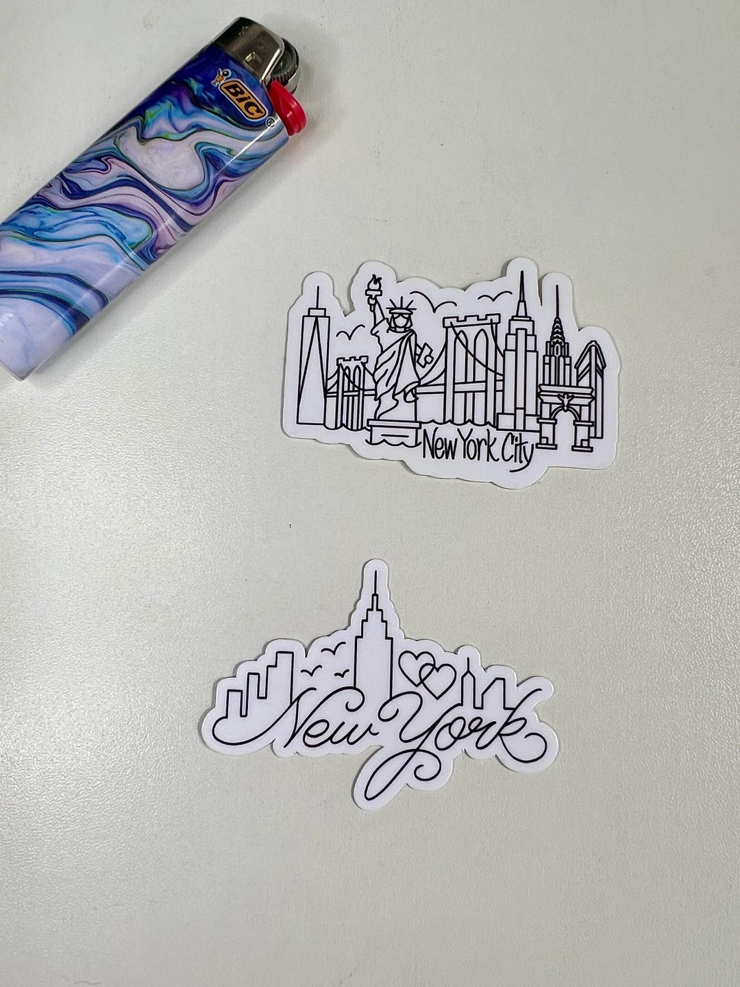 NYC Skyline Sticker - Etsy