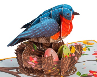 Bird Pop up Card - Etsy