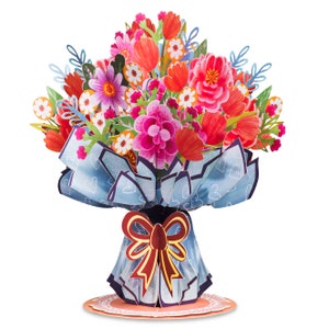 Paper Love Hugepop Vibrance Flower Bouquet Pop Up, With Detachable ...