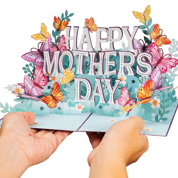Printable Mother's Day Cards Mothers Day Pop Up Card With Envelope 3D ...