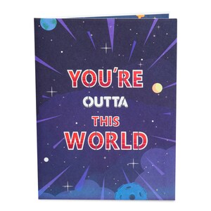 Paper Love Frndly, 3D Pop up Card, Your Outta This World Rocket ...