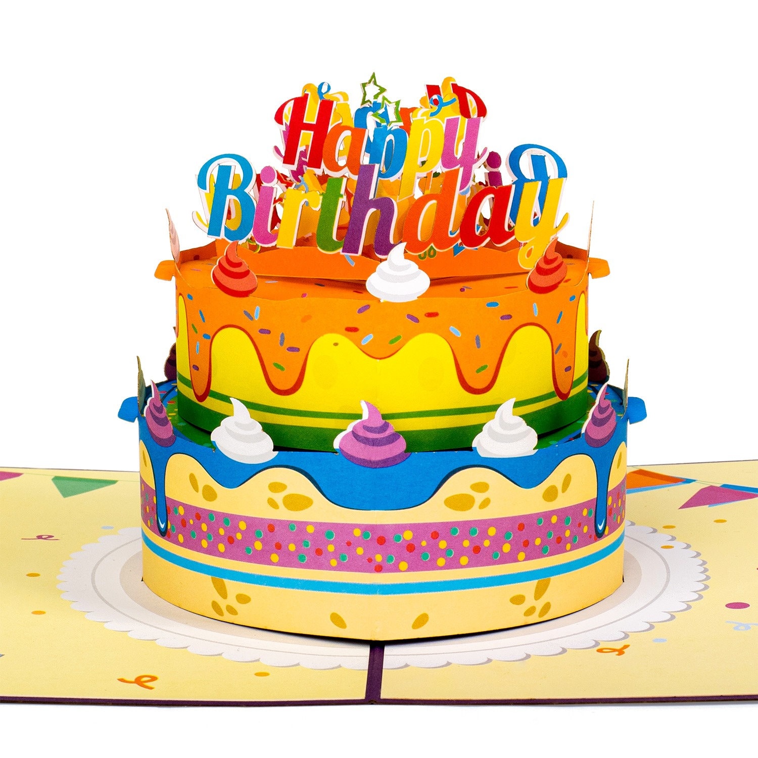 Paper Love Birthday Pop up Card Happy Birthday Popup | Etsy