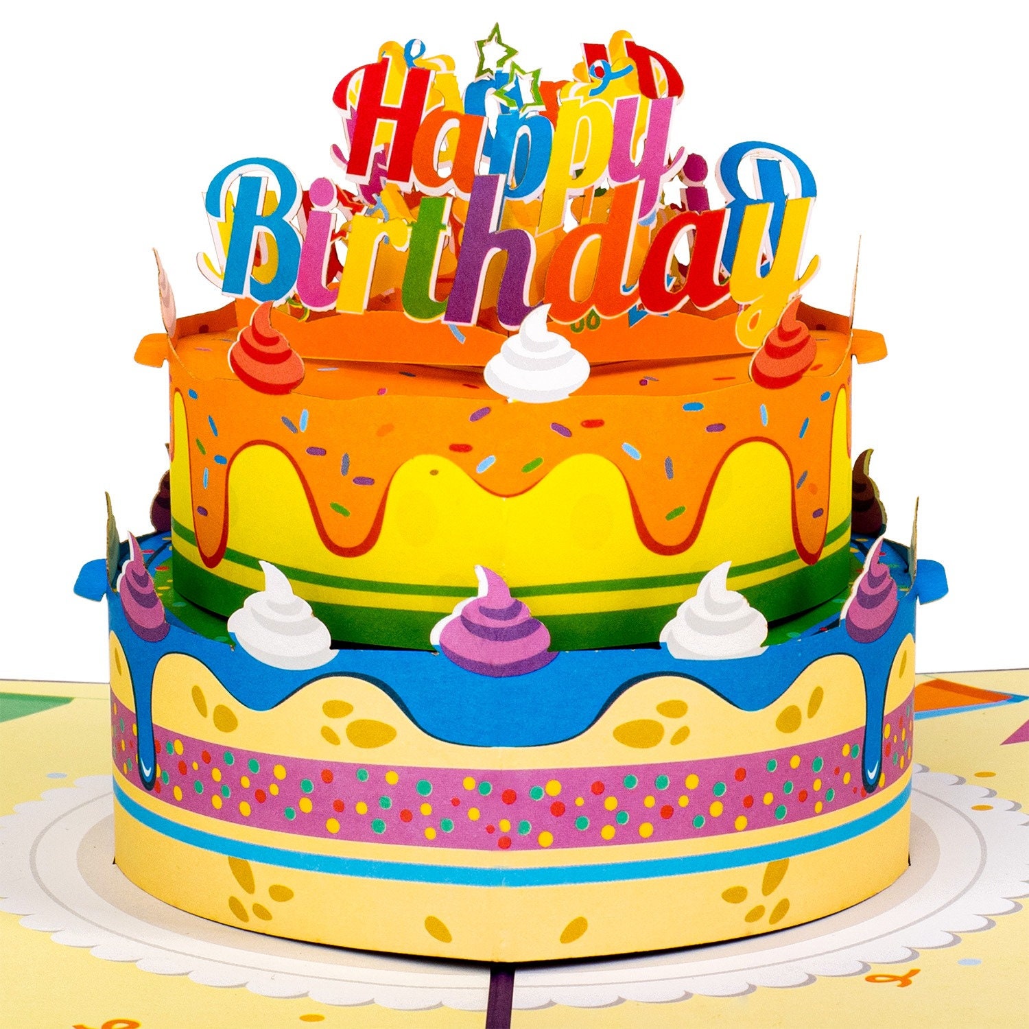 Paper Love Birthday Pop up Card Happy Birthday Popup | Etsy