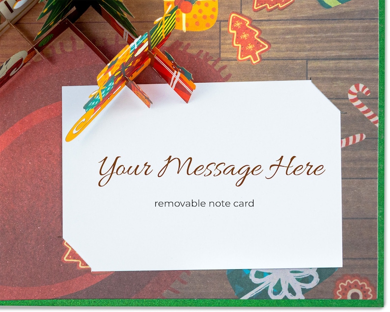 Paper Love Pop up Christmas Card, Fireplace, 3D Popup Greeting Cards ...