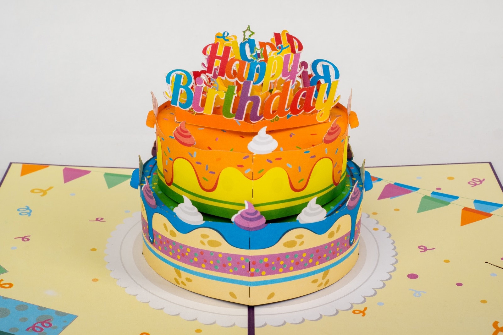 Paper Love Birthday Pop up Card Happy Birthday Popup | Etsy