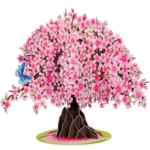 Paper Love 3D Cherry Blossom Tree Pop up Card With Detachable Popup ...