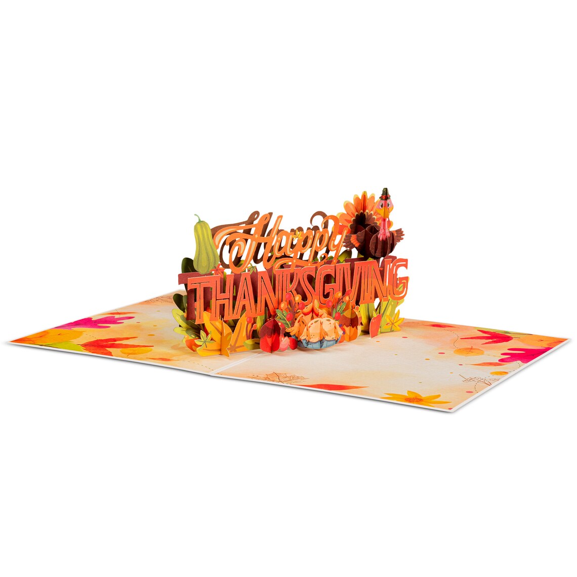 Frndly by Paper Love Happy Thanksgiving Pop up Card, Handmade 3D ...