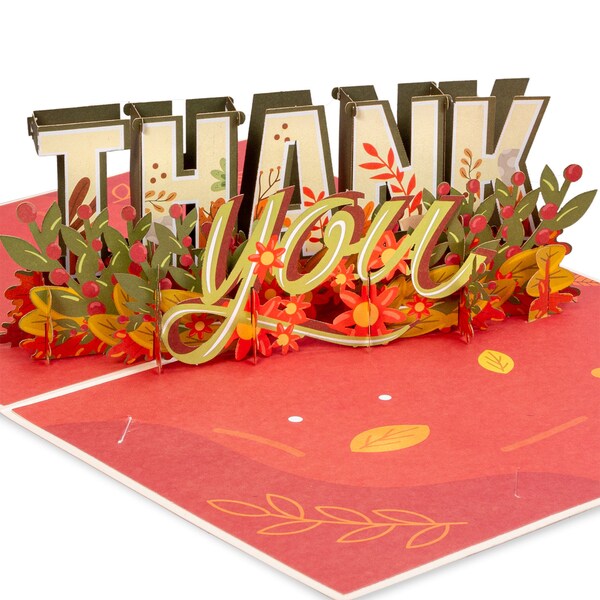 Fancy Thank You Card - Etsy