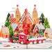 Paper Love Gingerbread Town Pop up Card, Handmade 3D Popup Greeting ...