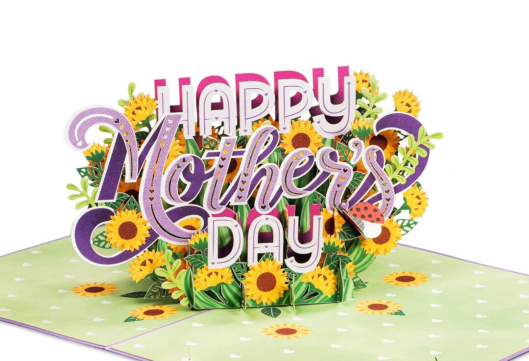 Paper Love 3D Happy Mothers Day Pop up Card, for Mother, Wife, Anyone ...