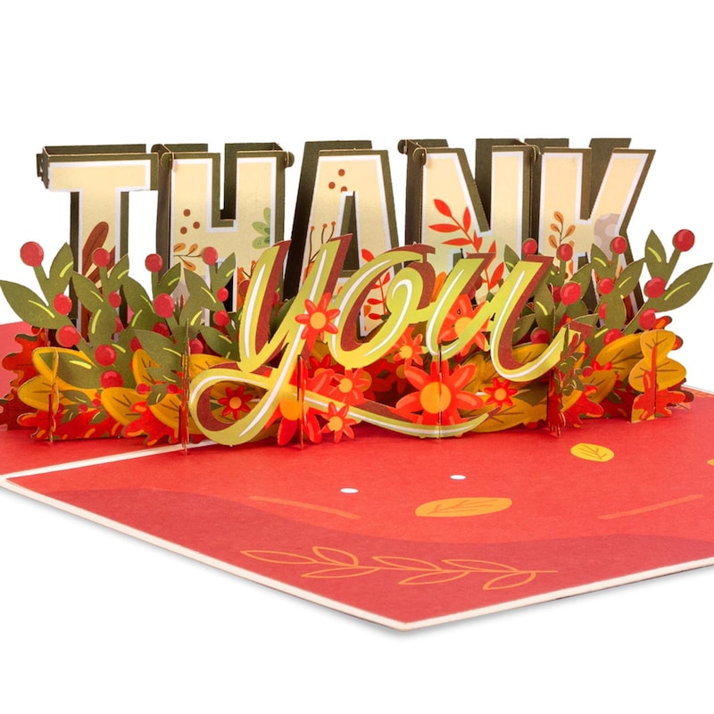 Fancy Thank You Card - Etsy