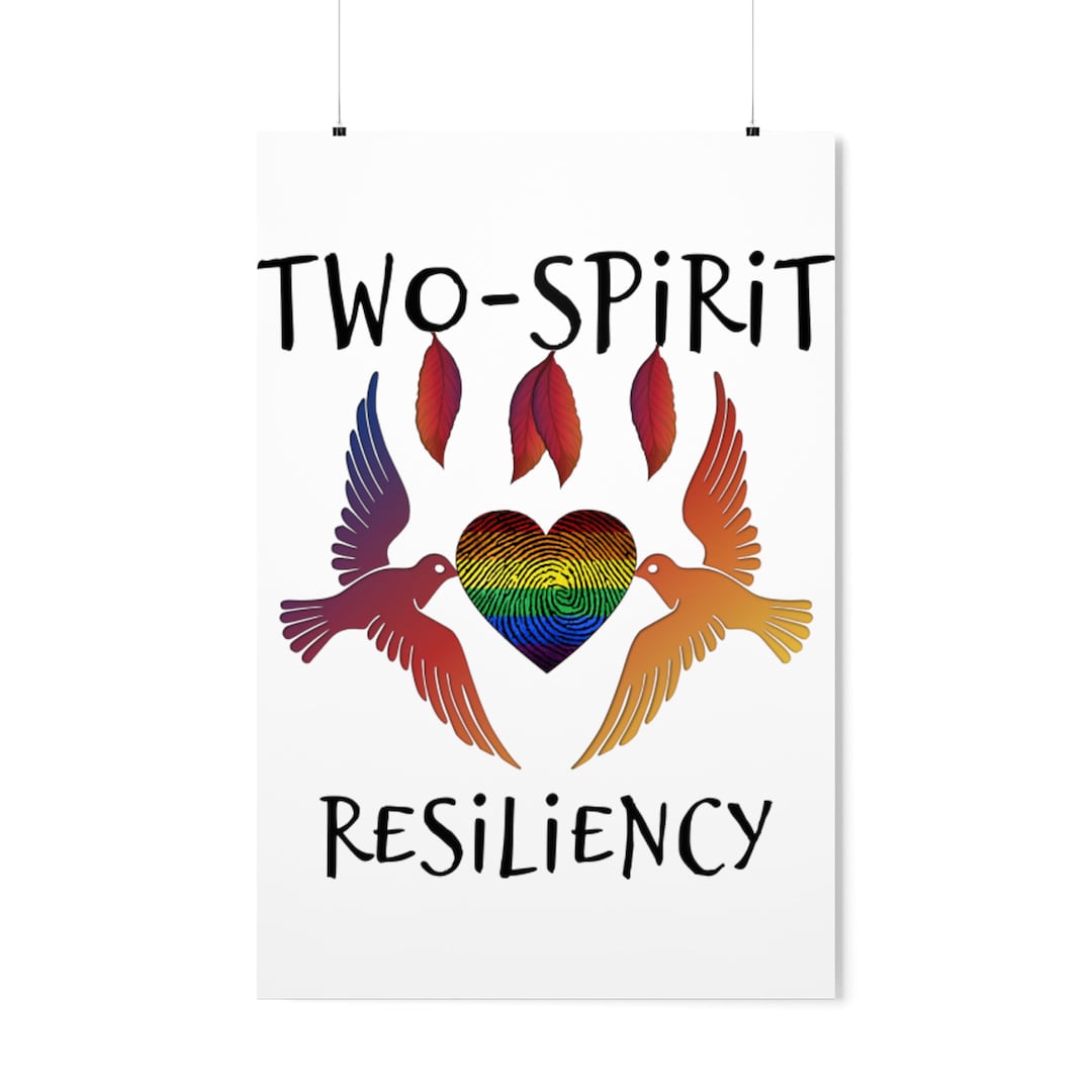 Two-spirit Pride Posters Celebrating Resiliency in - Etsy
