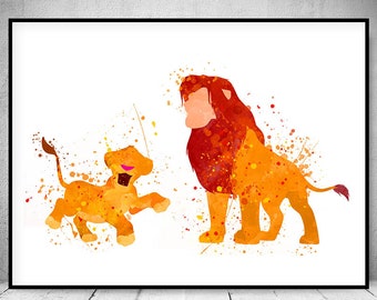 Simba poster | Etsy