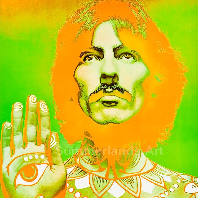 George Harrison Art - Etsy