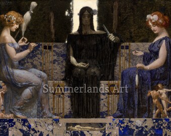 Wilhelm Gallhof the Coral Necklace, Fine Art Print, 70x60cm, Giclee ...