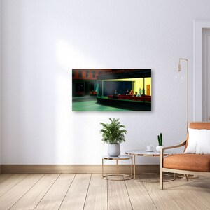 Edward Hopper Nighthawks, Fine Art Print, 75x40cm, Giclee Gallery Grade ...