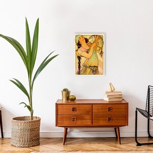 Alphonse Mucha Gypsy, Fine Art Print, 50x70cm, Giclee Gallery Grade ...