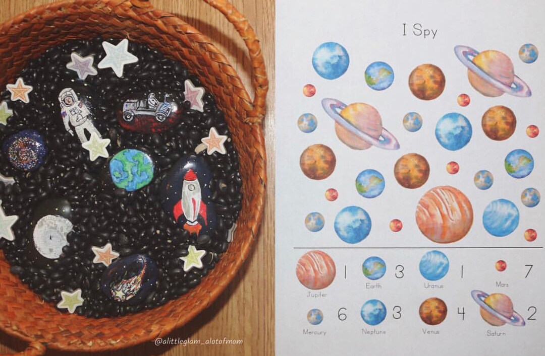 Solar System Early Learning Bundle - Etsy