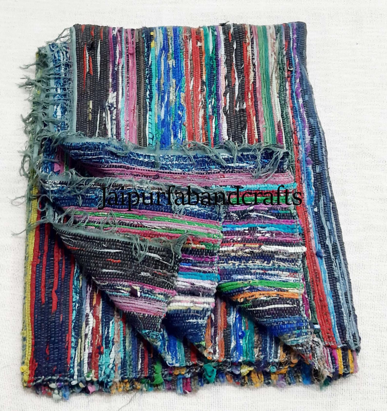 Multi Chindi Rug Floor Mat Rug Reversible Mat Rug Indian - Etsy
