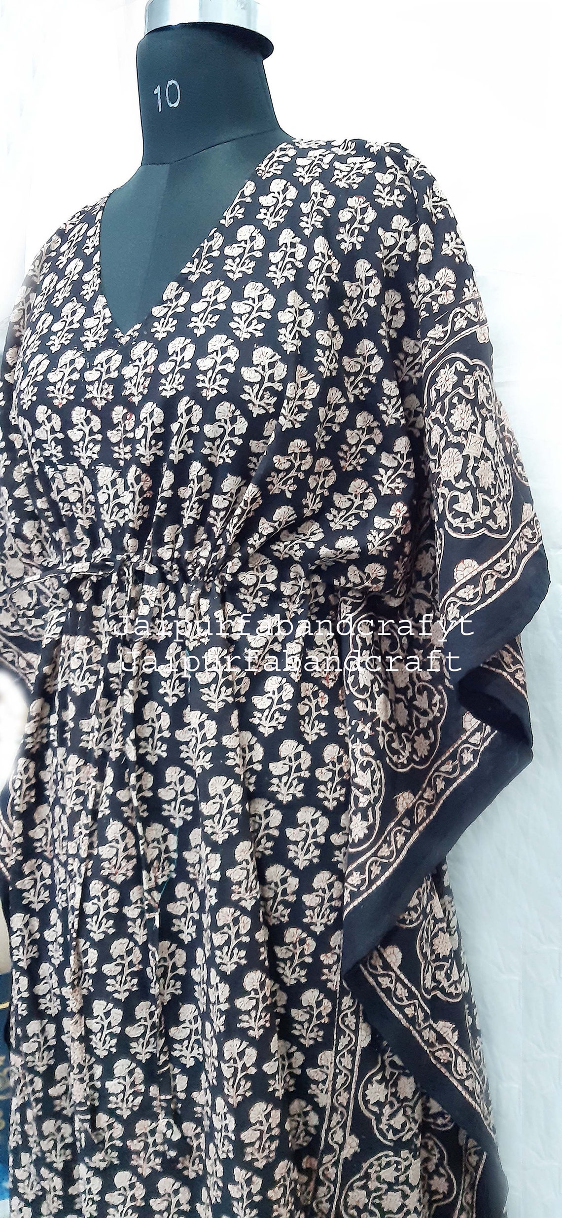 Jaipur Fab and Craft 100% Cotton Kaftan hand Block Print - Etsy