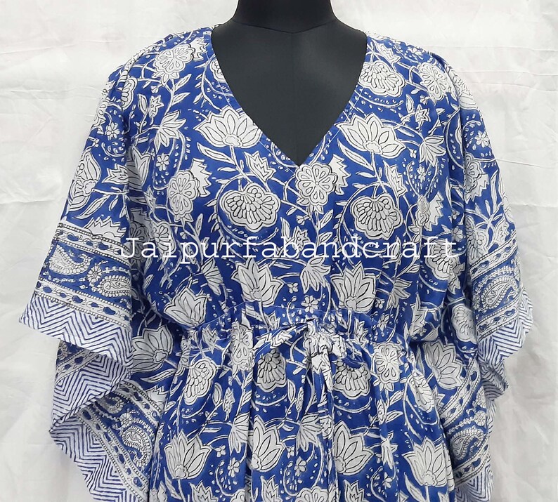 Jaipur Fab and Craft 100% Cotton Kaftan hand Block Print - Etsy