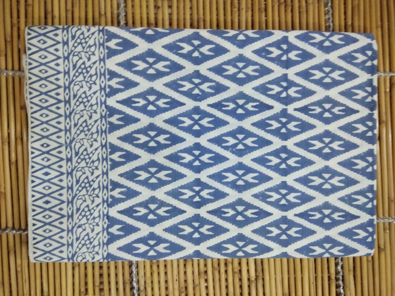 Handmade Block Print Flat Bed Sheet Floral Printed Blanket - Etsy