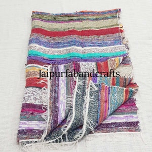 Multi Chindi Rug Floor Mat Rug Reversible Mat Rug Indian - Etsy